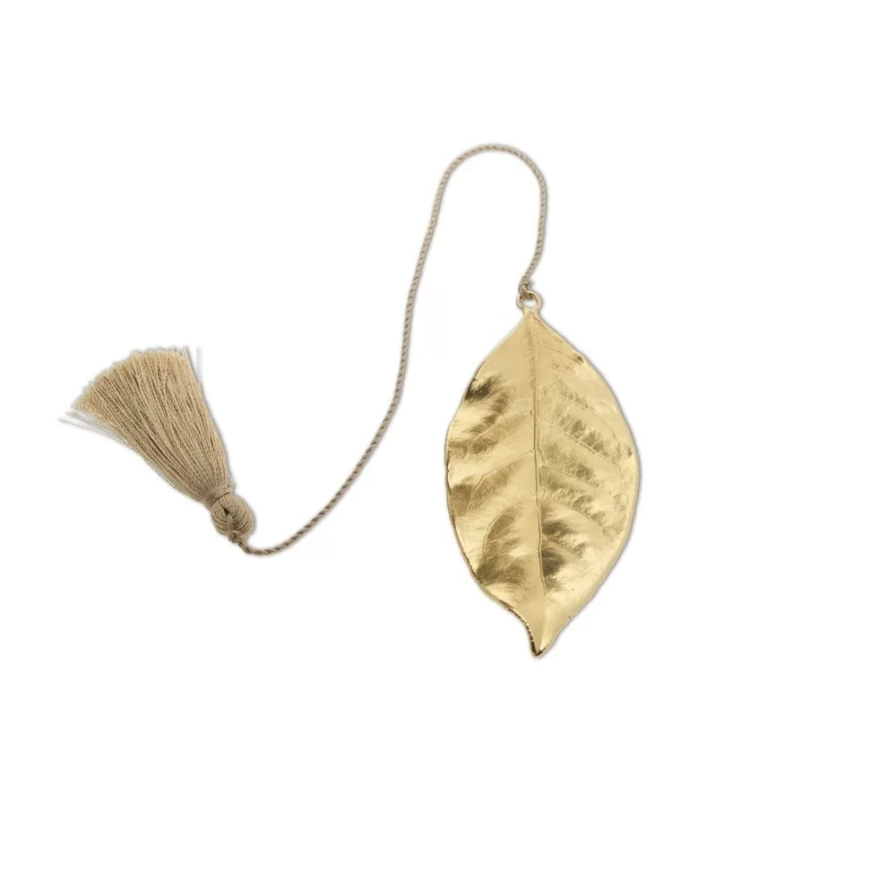 Thallo Bookmark Bay laurel Book Marker 24K Gold plated